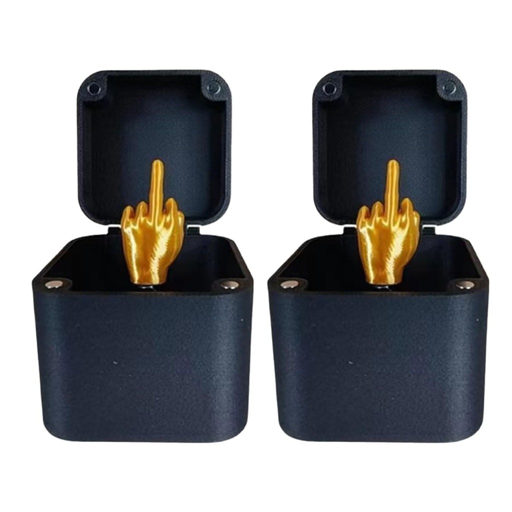 Spoof Middle Finger Surprise Gift Box Tricky Toys Decompression ...