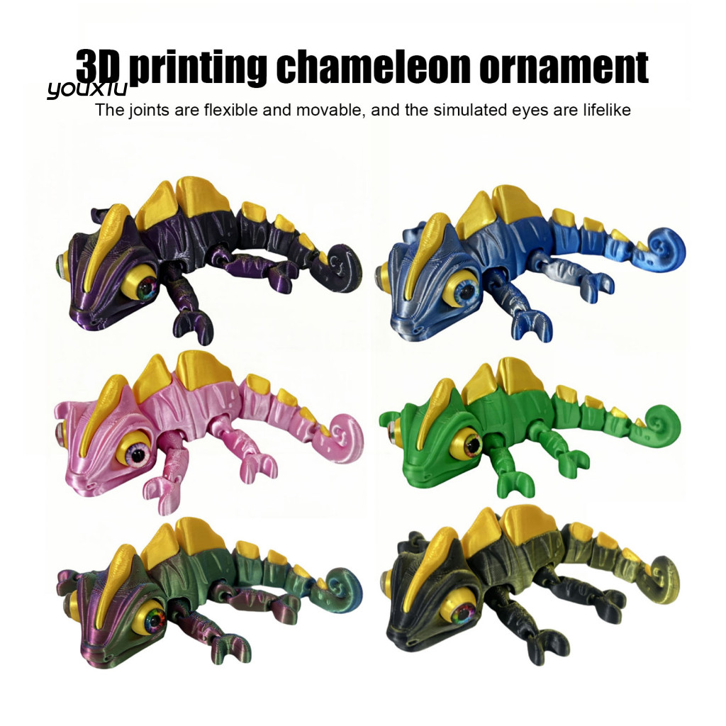 YX Car Dashboard Chameleon Figure Mini Pangolin Figure Color Changing ...