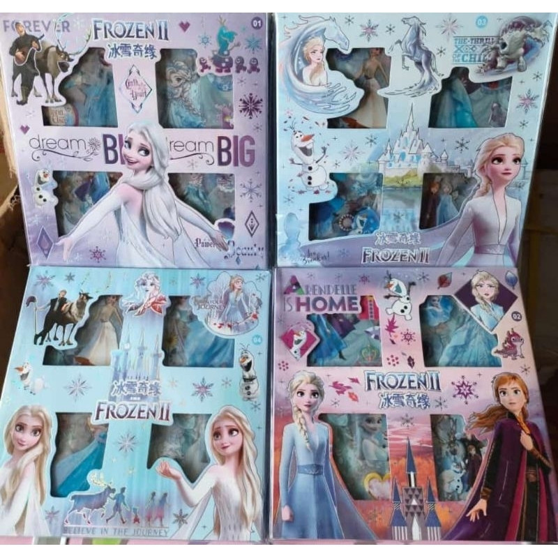 Frozen Stickers 100 Pcs Frozen Elsa Ana Stickers Box Waterproof ...