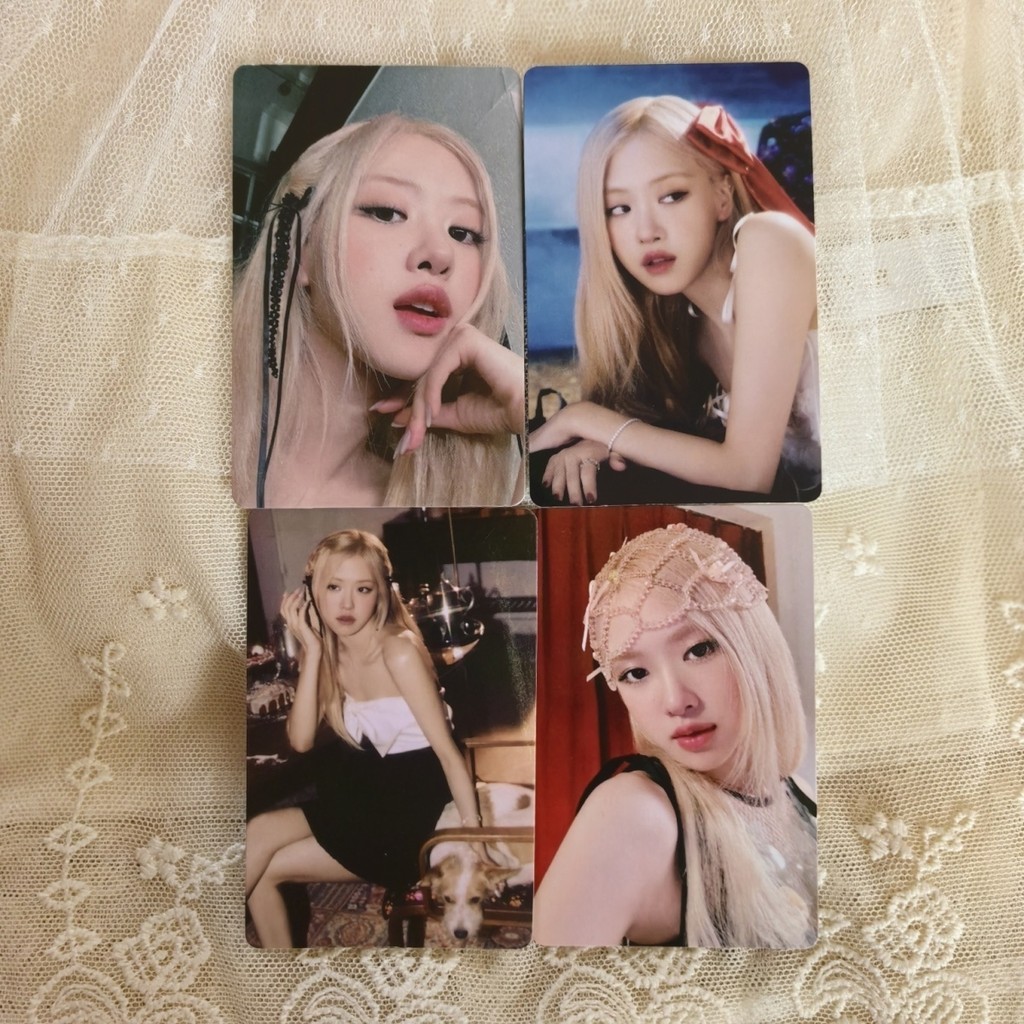 Park Chae Young 2024 Desk Calendar Special Card ROSE Meat blackpink Photo Card | Shopee Malaysia