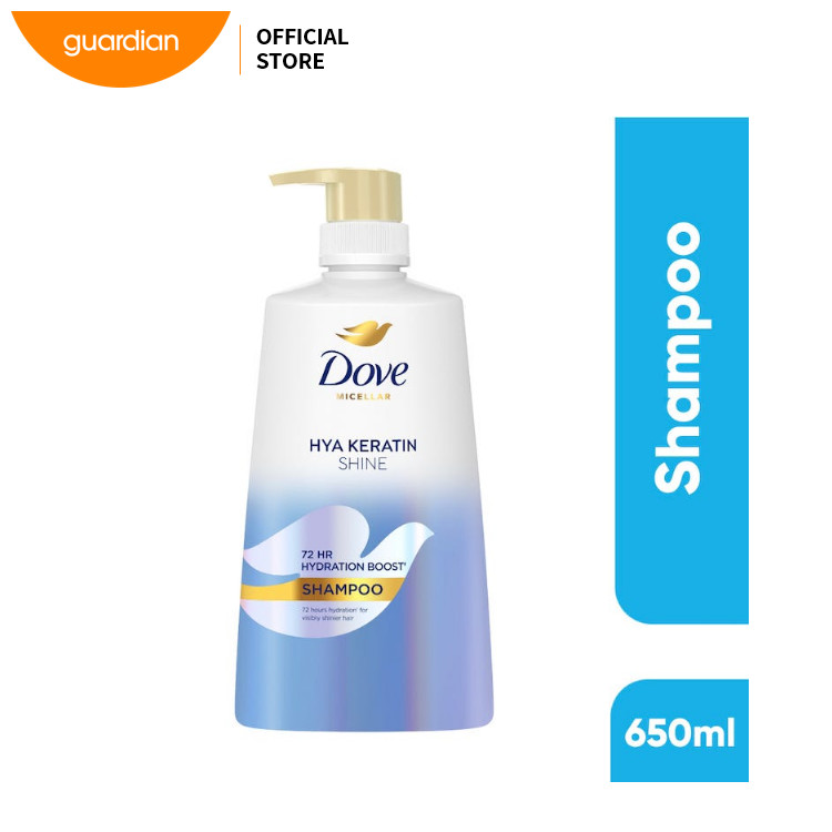 Dove Micellar Shampoo Hya Keratin Shine 650ml | Shopee Malaysia