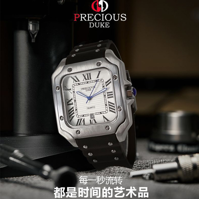 PRECIOUS DUKE Men Watch Quartz Business Fashion Calendar Men's Watch ...