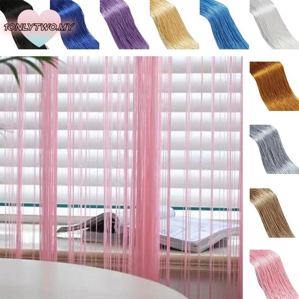 1ONLYTWO Thread Curtains, Encryption Type Door Fly Screen Ribbon String ...