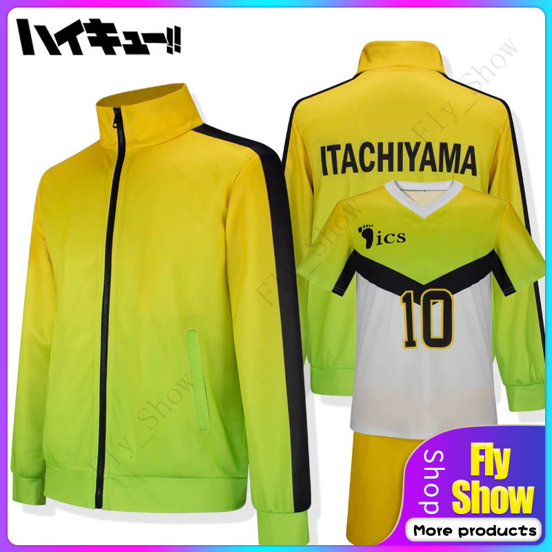Institut Itachiyama Sakusa Kiyoomi Anime Haikyuu Kostum Cosplay Bola ...