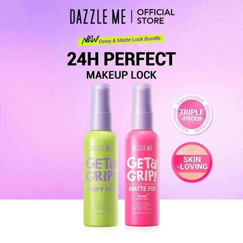 [MUST BUY!!] Dewy & Matte Lock Bundle DAZZLE ME Makeup Setting Spray ...