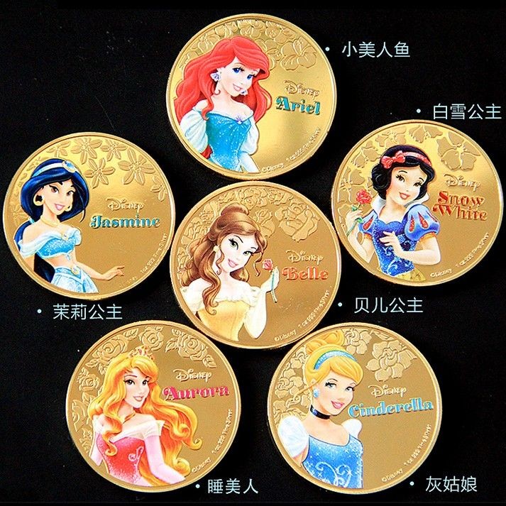 Disney Snow White Memorial Medal Set Tooth Fairy Gold C ...