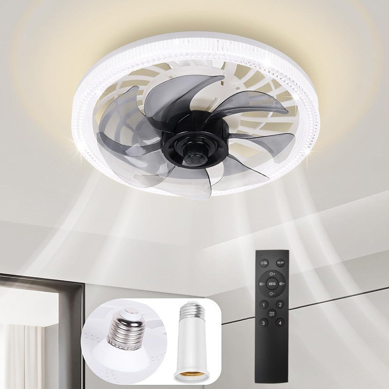 Smart fan light Nordic ceiling light living rooms, bedrooms Modern ...