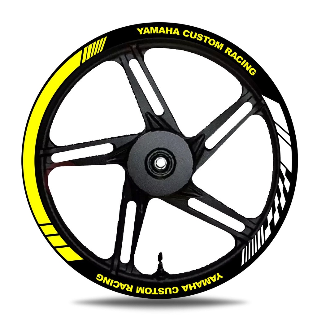 Custom Racing Yamaha Rim List Stickers Can Be Used for All Types of ...