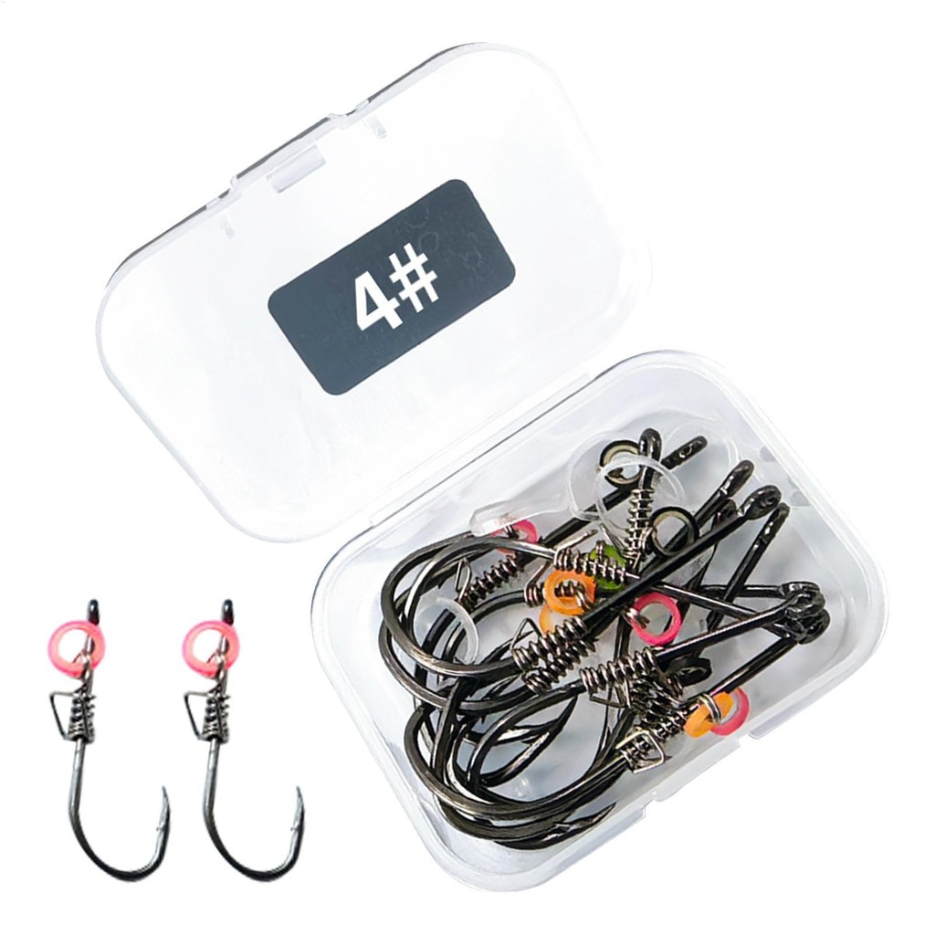 Upgraded flat head live shrimp fish hook sea fishing boat shrimp back ...