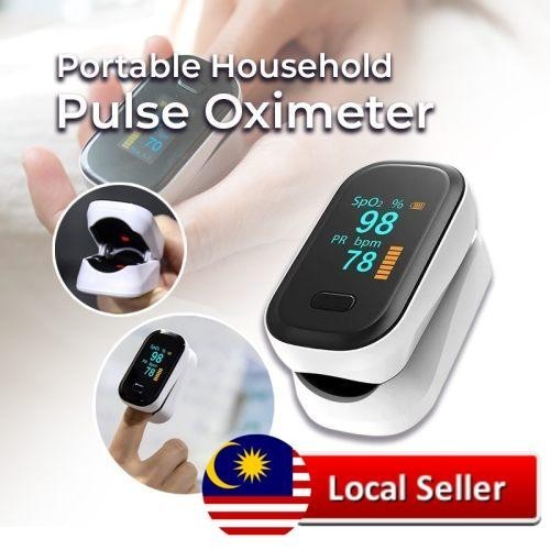 Portable Finger Oximeter SpO2 Pulse Rate Monitor Fast Data Perfusion ...
