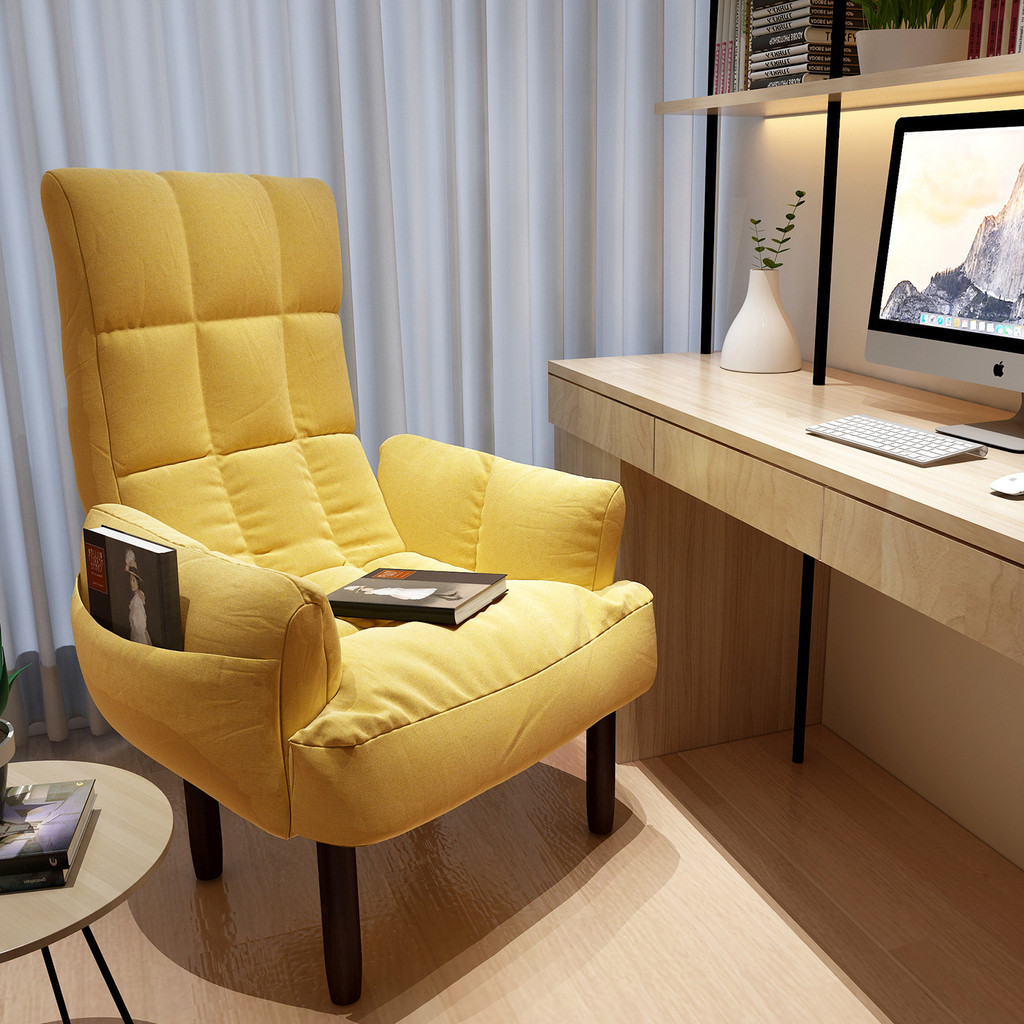 Lazy Sofa Tatami Single Home Computer Chair Bedroom Balcony Small Sofa ...