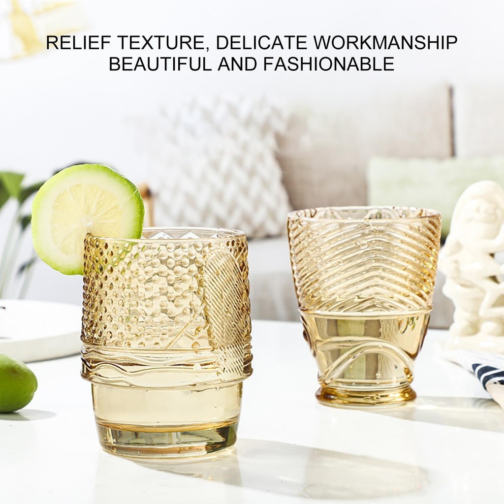 Glassware Drinking Glasses Stackable Dinner Glasses Water Glasses Fish ...