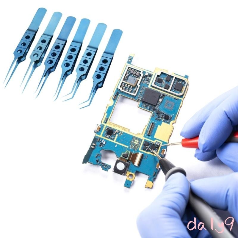 DLAY Stainless Steel Eyelid Tweezers 11cm Ophthalmic Forceps with Hook ...