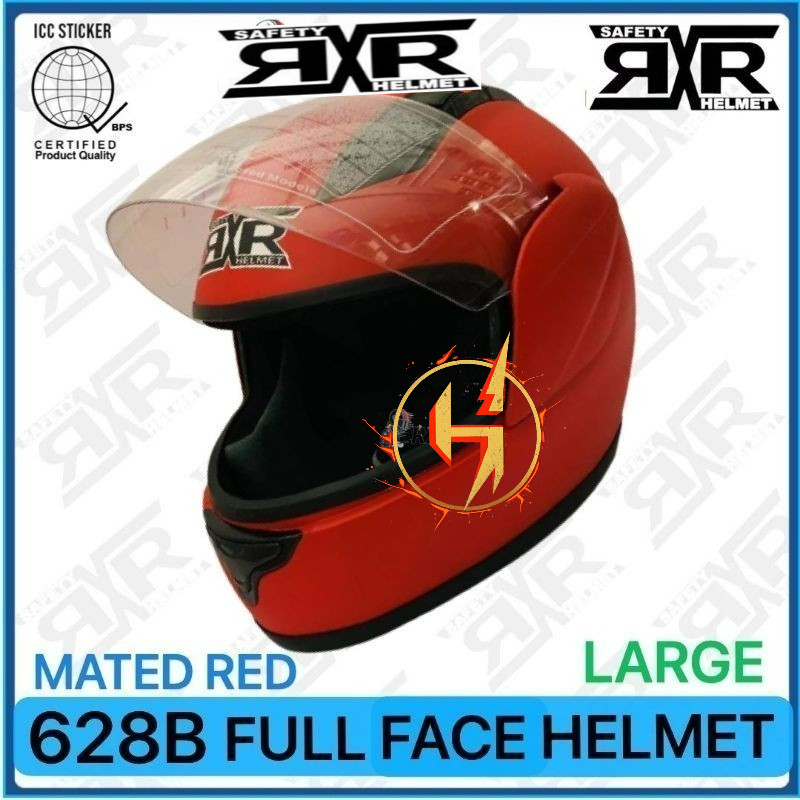 RXR helmet 691-6/628B RACING full face helmet 2024 new motorcycle helmet WITH ICC (BPS) SIZE 59 ...
