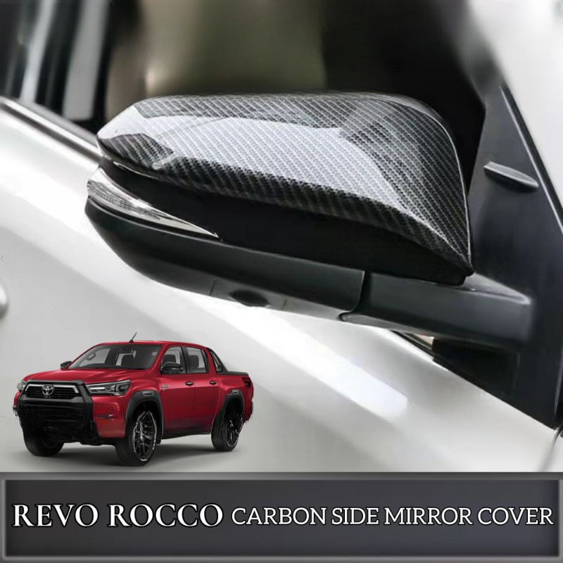 TOYOTA HILUX REVO ROCCO CARBON FIBER REARVIEW SIDE MIRROR COVER 2PCS ...
