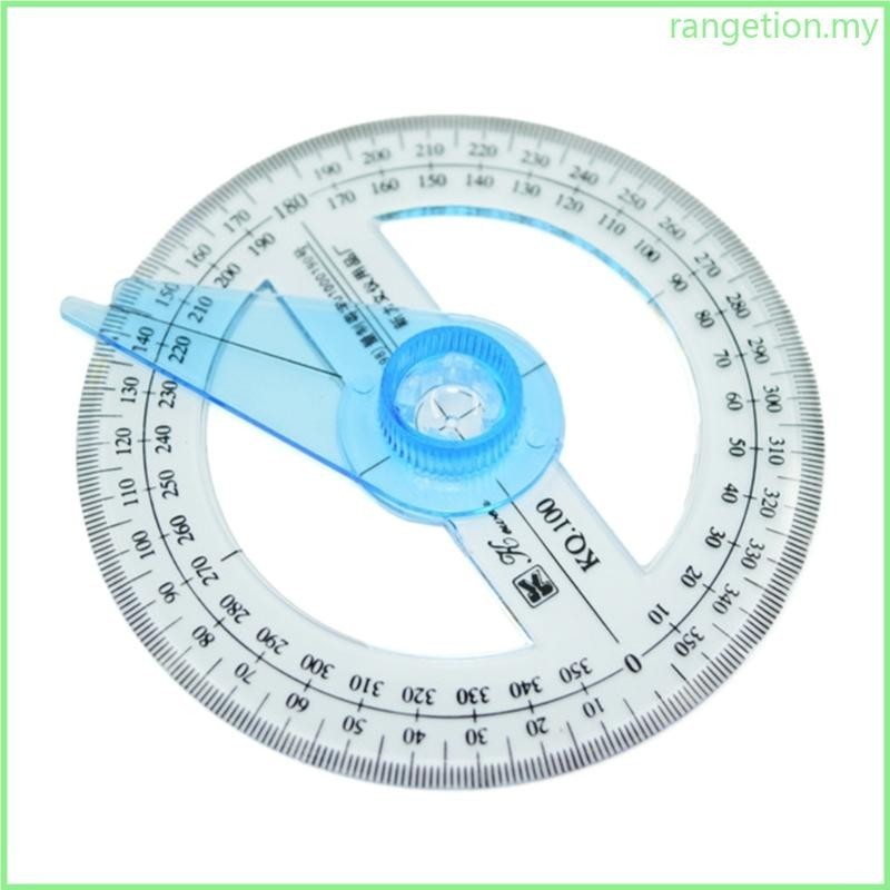 RAN Plastic Circle Protractor Ruler 360 Degree Angle Measure Protractor ...