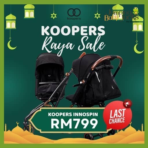 Tavo InnoSpin 360 Stroller - Rose Gold Deep Black (0-22kg) | Shopee Malaysia