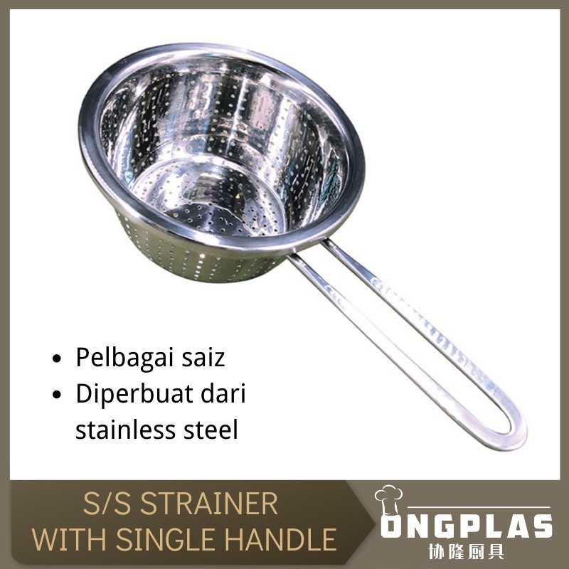 TAPIS MINYAK SNLESS STEEL/ BERPEGANG/ PENAPIS BUAH/ FRUIT STRAINER BOWL ...