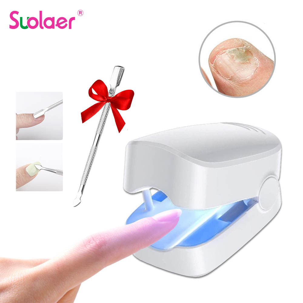 Suolaer Nail Fungus Cleaning Light Device for Toenails & Fingernails ...