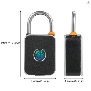 Fingerprint Padlock with APP Unlock Locker Lock Smart Padlock with ...