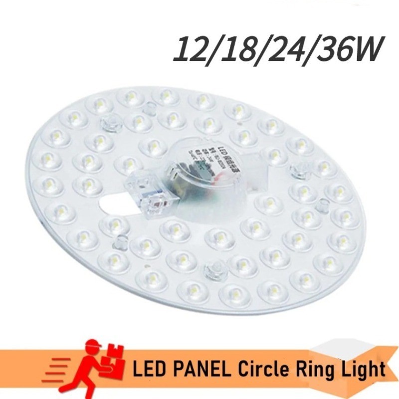 1Pc 12W 18W 24W 36W LED Panel Circle Ceiling Ring Light Module Home ...