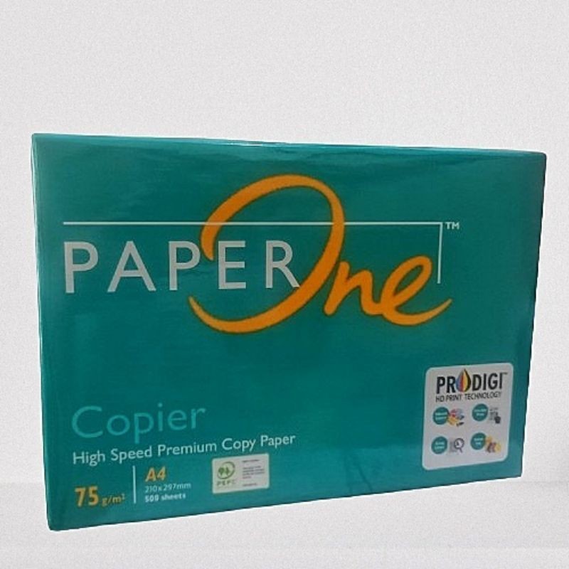 Paper ONE A4 PAPER 75gram - HVS A4 Printed Photocopy PAPER 75gram ...