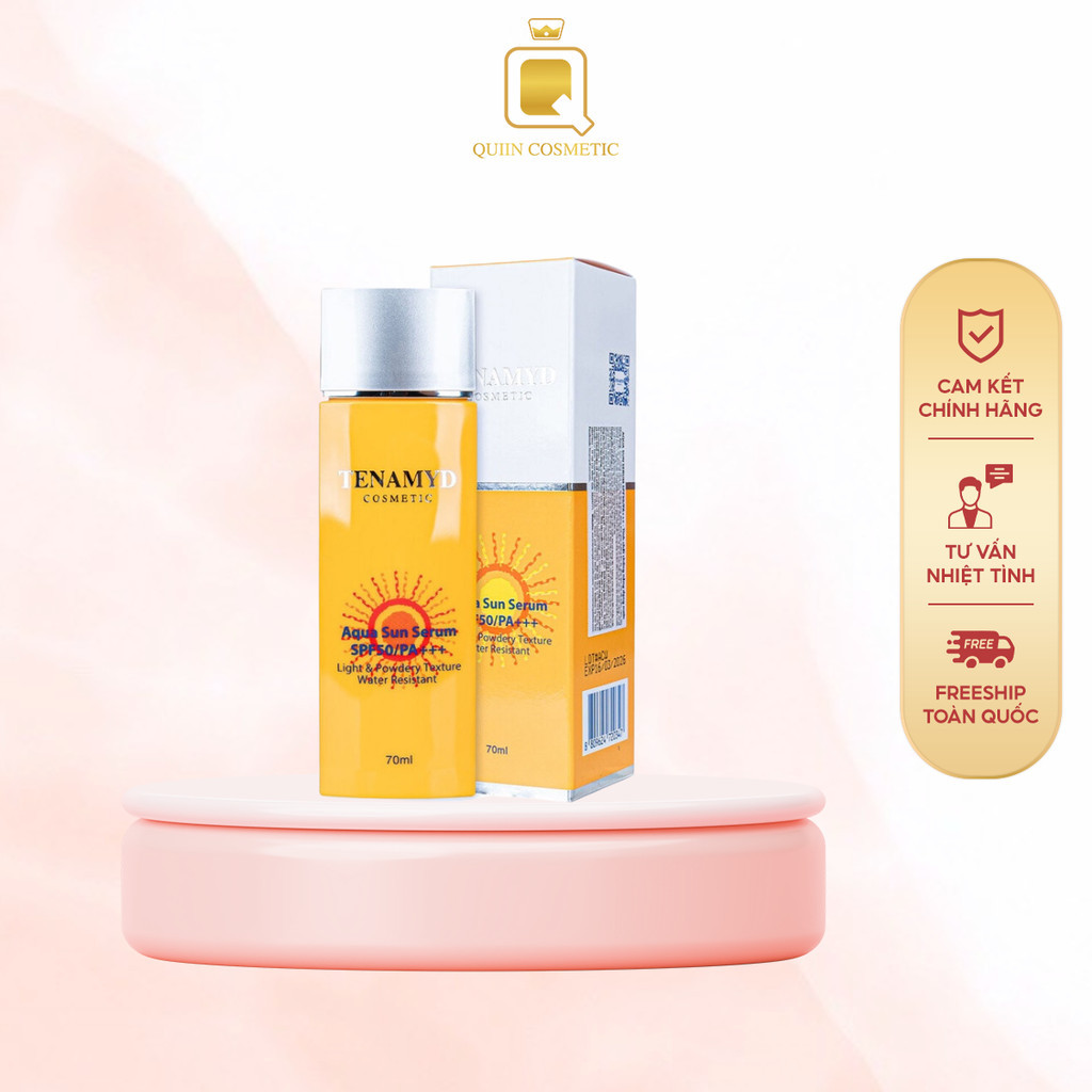 Tenamyd Aqua Sun Serum SPF 50. | Shopee Malaysia