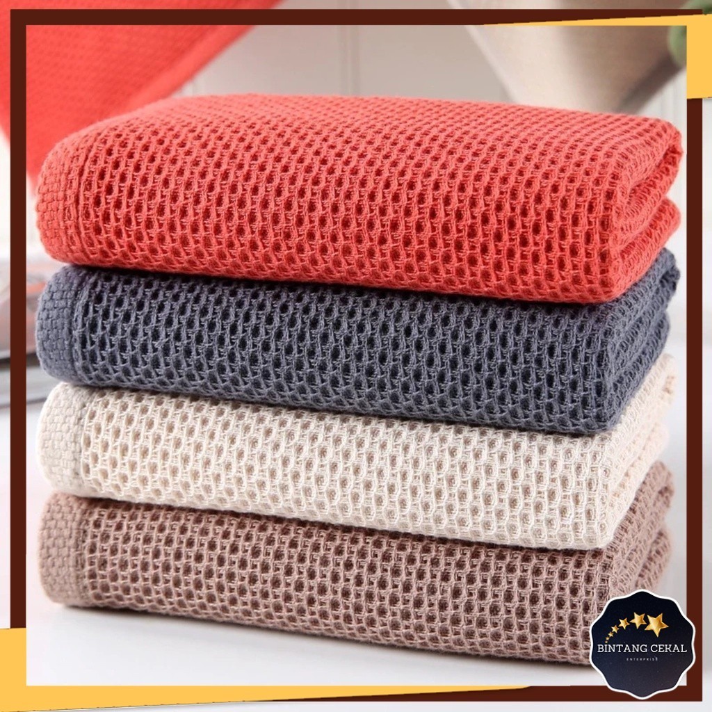 BC Multipurpose Cotton Waffle Weave Texture Kitchen Cloths Towels Dish ...