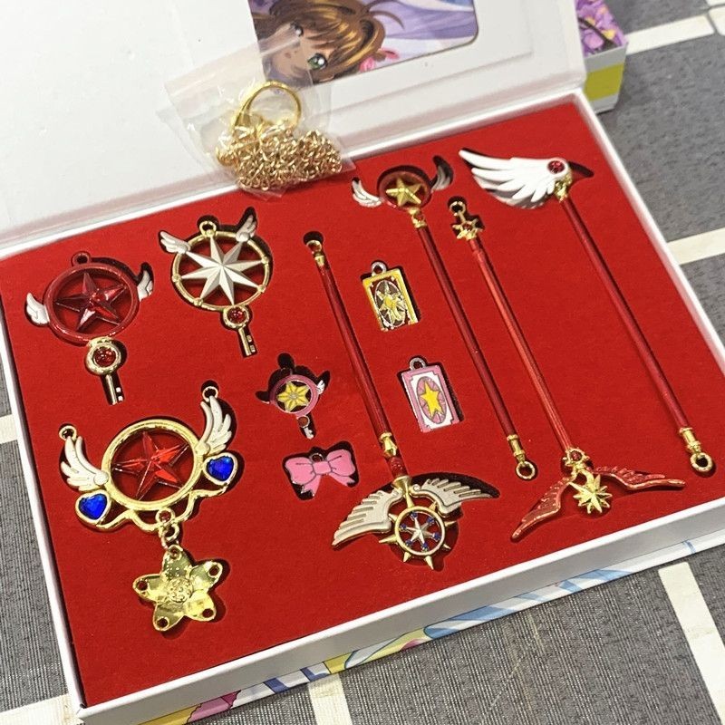 Variety Sakura Magic Card Girl Sakura Star Transformation Necklace ...