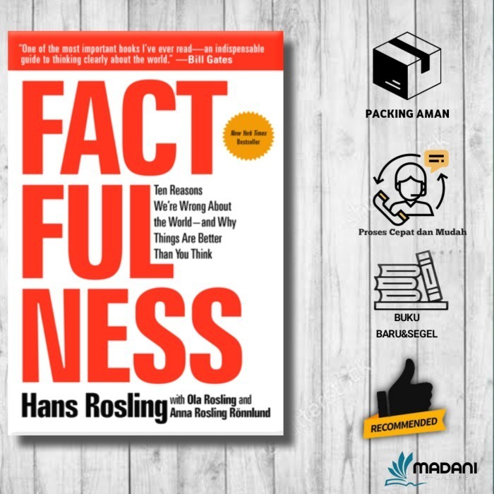 Factfulness Book by Hans Rosling (paperback) | Shopee Malaysia