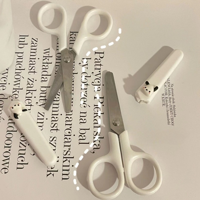 Kawaii Anime Pochacco Scissors Student Stationery Cartoon Paper Cutter ...