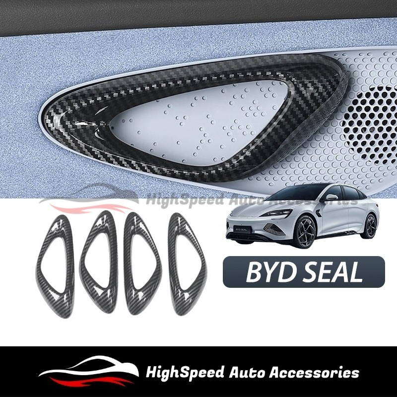 BYD Seal Interior Carbon Fiber Door Handle Cover | Shopee Malaysia