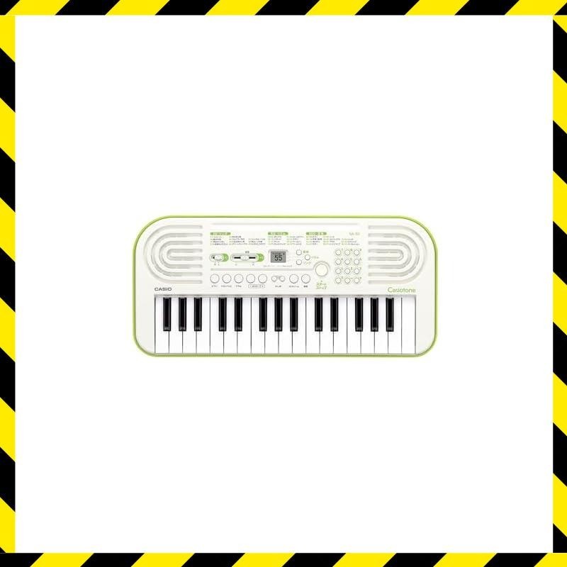CASIO electronic keyboard Casiotone 32-mini key SA-50 White & Green ...