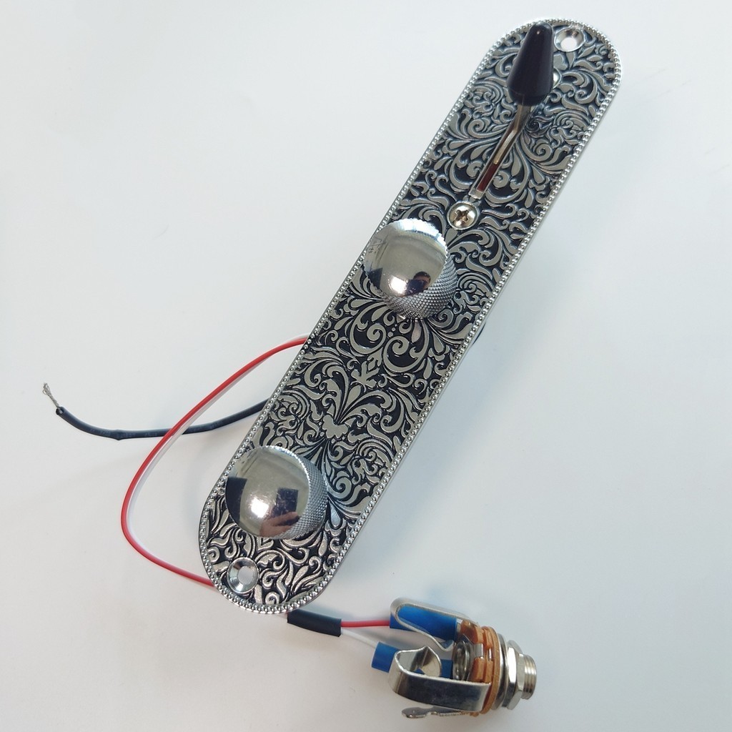Prewired Telecaster Control Plate Carved 3 Way Switch for TL Electric ...
