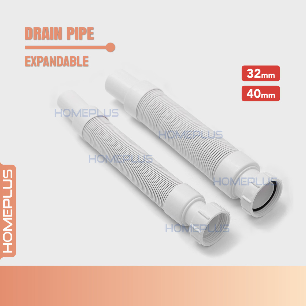 Homeplus Expandable Kitchen Sink P-trap Pipe Flexible Basin Toilet ...