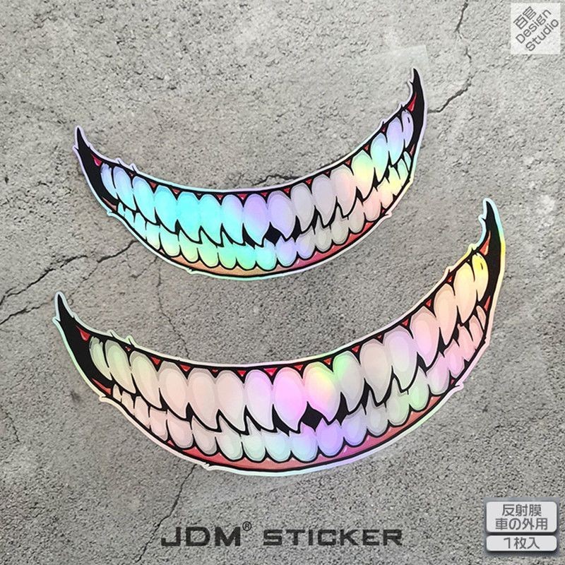 Sglink Dark Teeth European American Street Series Car Stickers ...