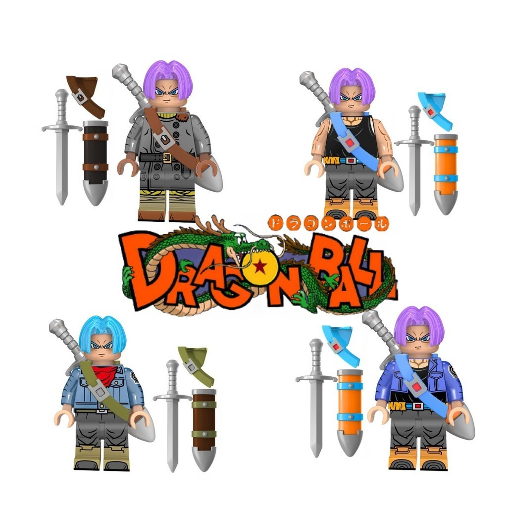 Compatible with LEGO Mini Dragon Ball Series Trunks Scabbard Assembly ...