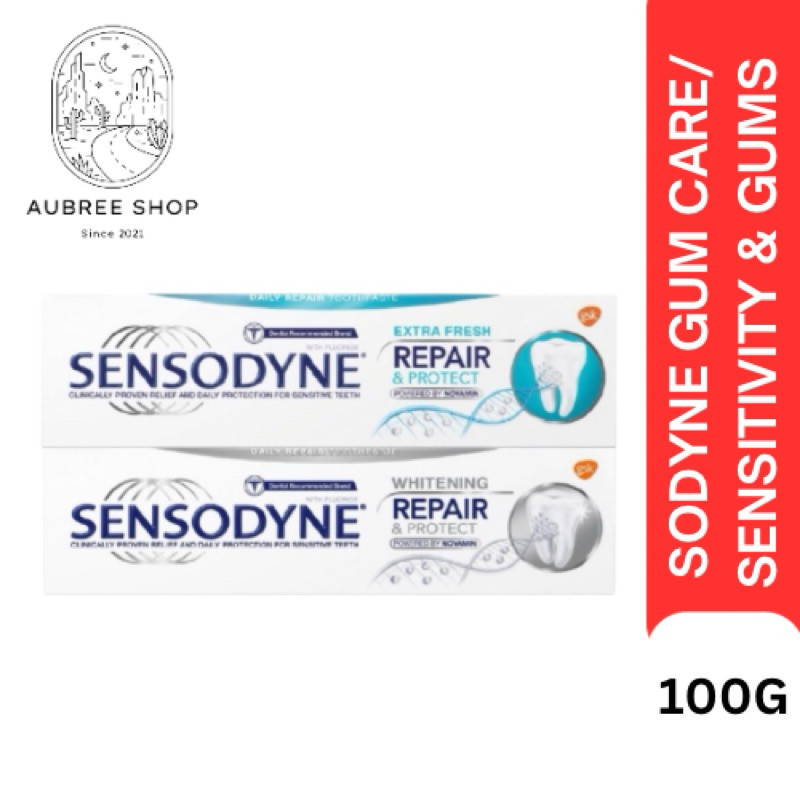Sensodyne REPAIR & PROTECT/GUM CARE/RAPID RELIEF/SENSITIVITY&GUM 100G TOOTHPASTE [ORI MALAYSIA ...
