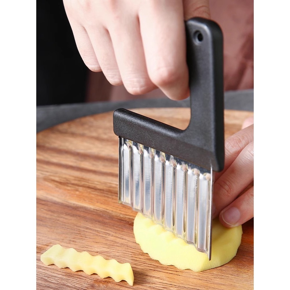 Potato Cutter Chips Stainless Steel French Fries Cutter Knife Kitchen ...