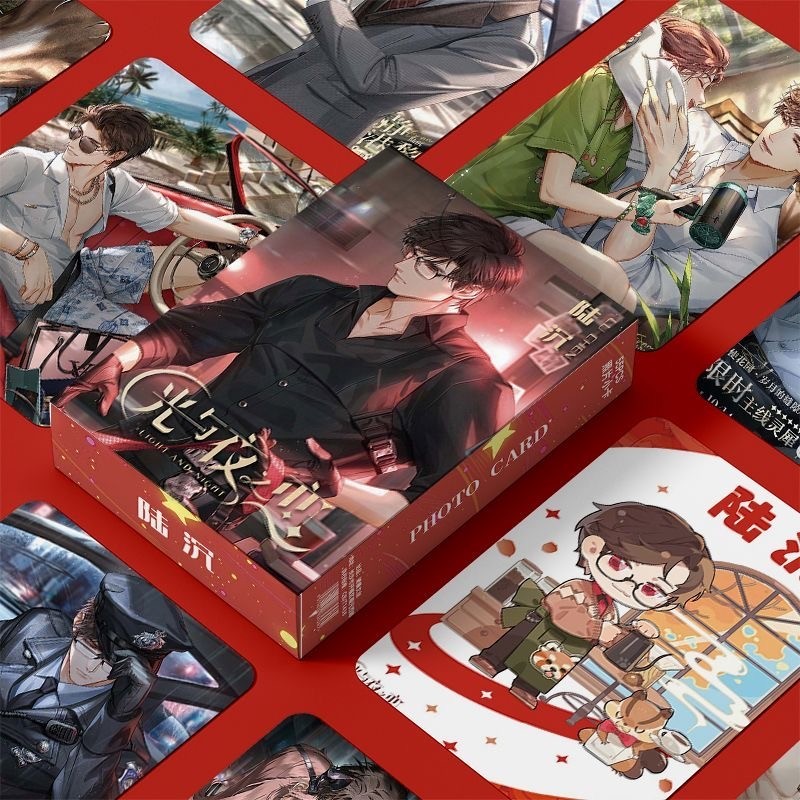 50-55pcs Manga Manhwa JinX Laser Holographic Lomo Cards HONEY TROUBLE ...