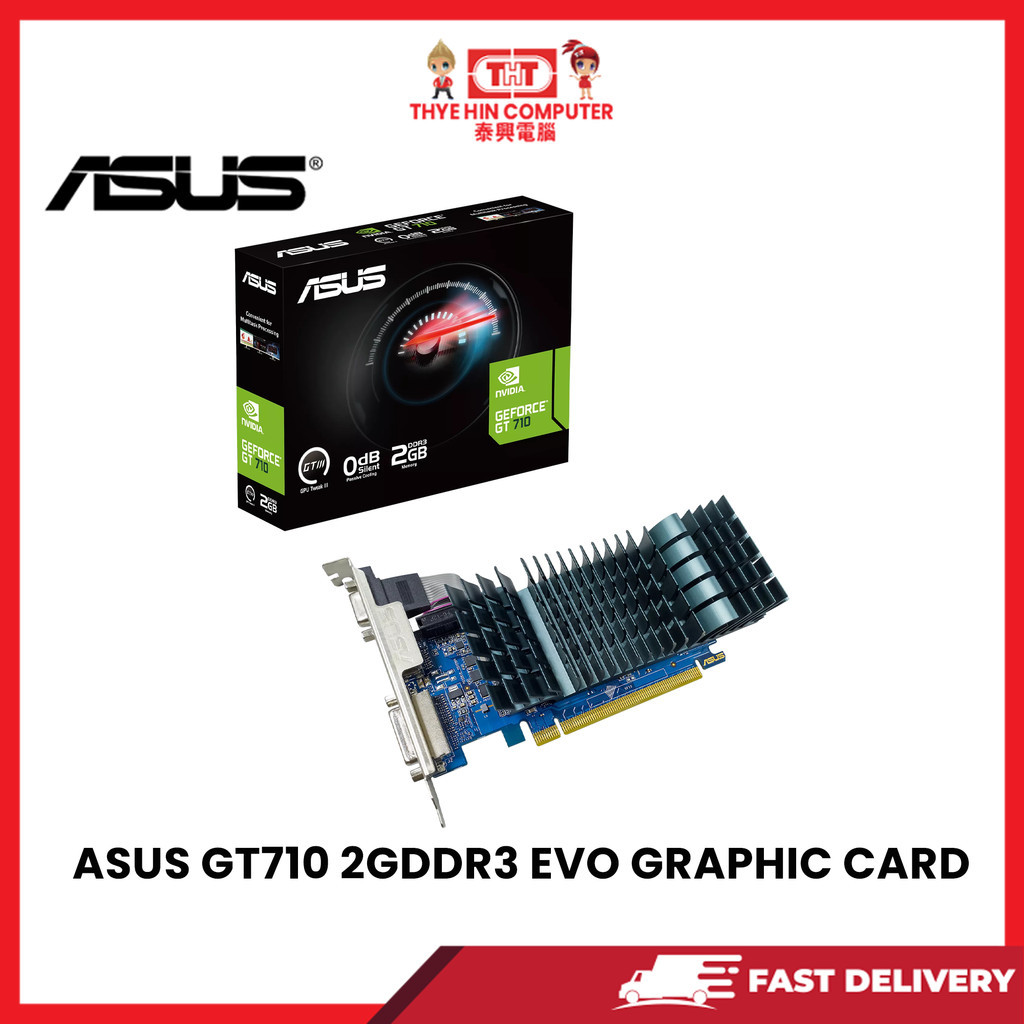 ASUS GT710 2GDDR3 EVO GRAPHIC CARD | Shopee Malaysia