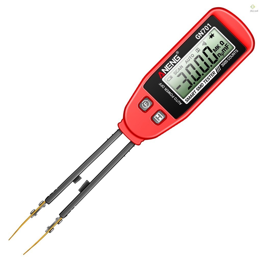 Aneng Gn701 Smart Smd Tester 3000 Counts Multimeter Handheld Patch Test Resistance Capacitance
