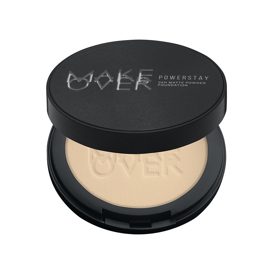 Makeover MAKE OVER Powerstay 24H Matte Powder Foundation W12 Warm ...