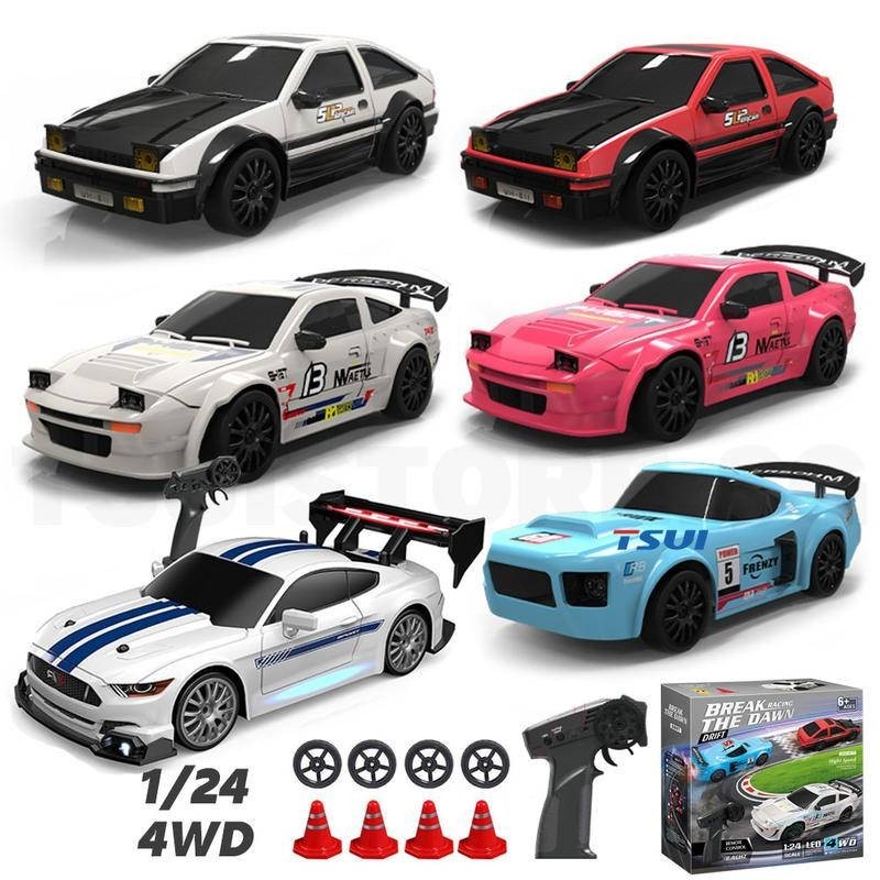 4WD RC Drift Car Racing AE86 GTR Sport Car 2.4G Remote Control High ...