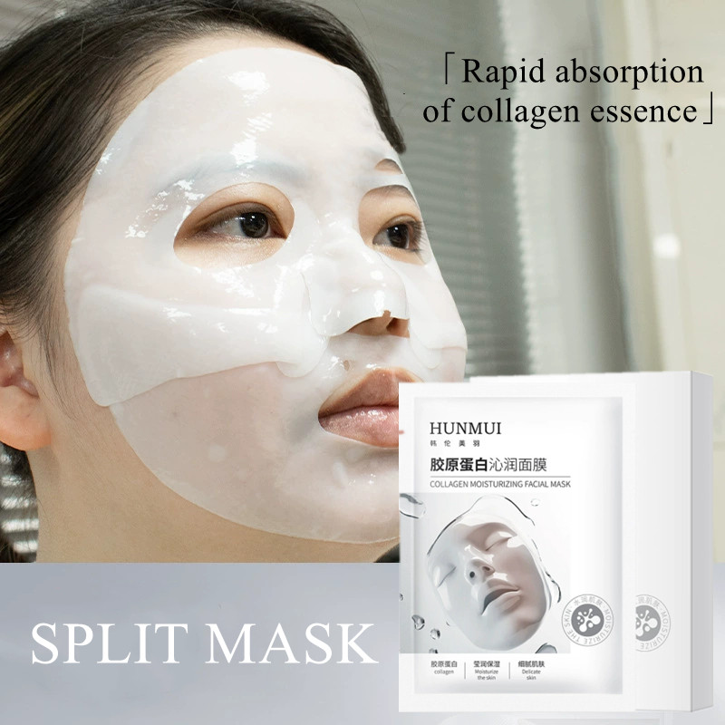 HUNMUI Collagen Moisturising Perfusion Facial Mask Active Anti-Wrinkle ...