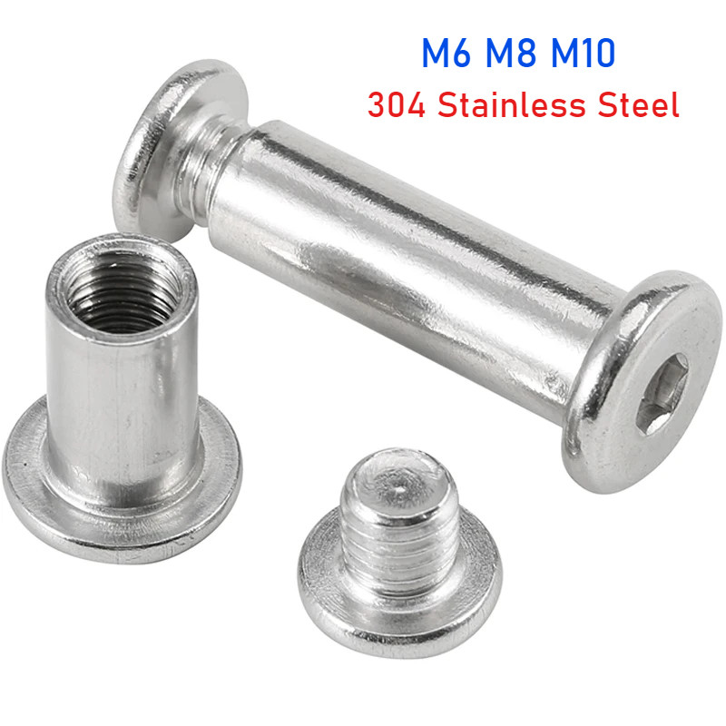 M6 M8 M10 304 Stainless Steel Hexagon Socket Screw Locking Splint Screw ...