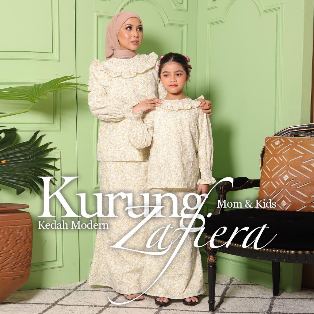 2025 BAJU KURUNG MODERN ZALFIERA MOM & KIDS BY JAKEL | Shopee Malaysia