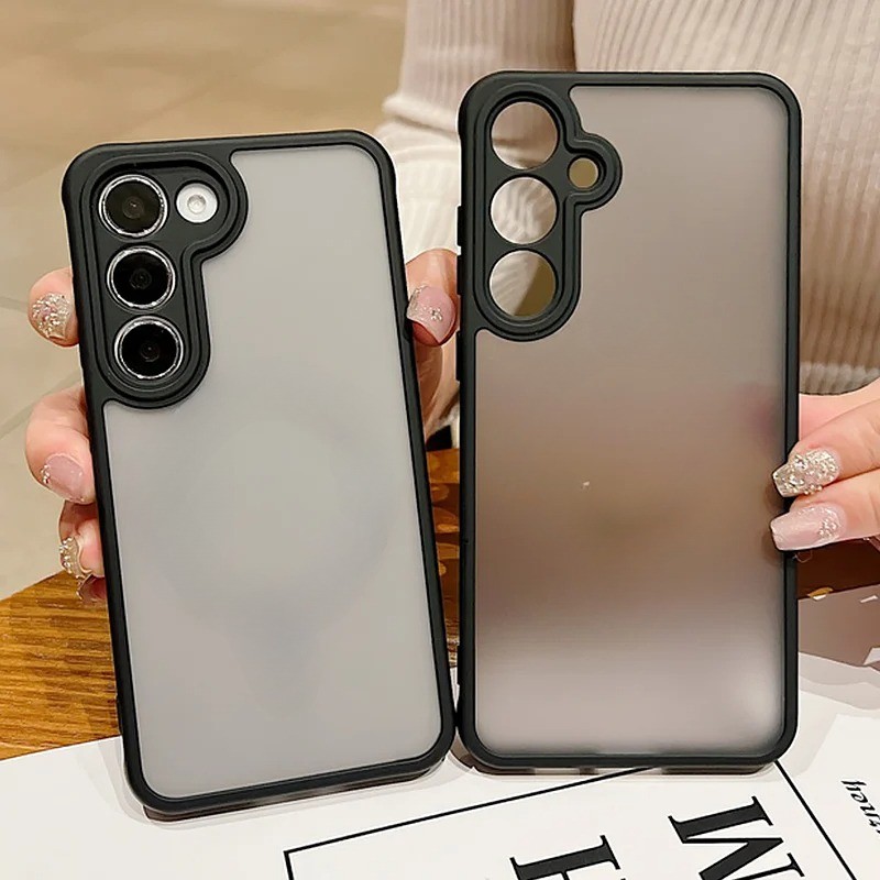 Matte Clear Case Samsung Galaxy A04S A04E A05S A15 A25 A35 A55 A06 A16 A36 A26 A56 4G 5G Phone ...