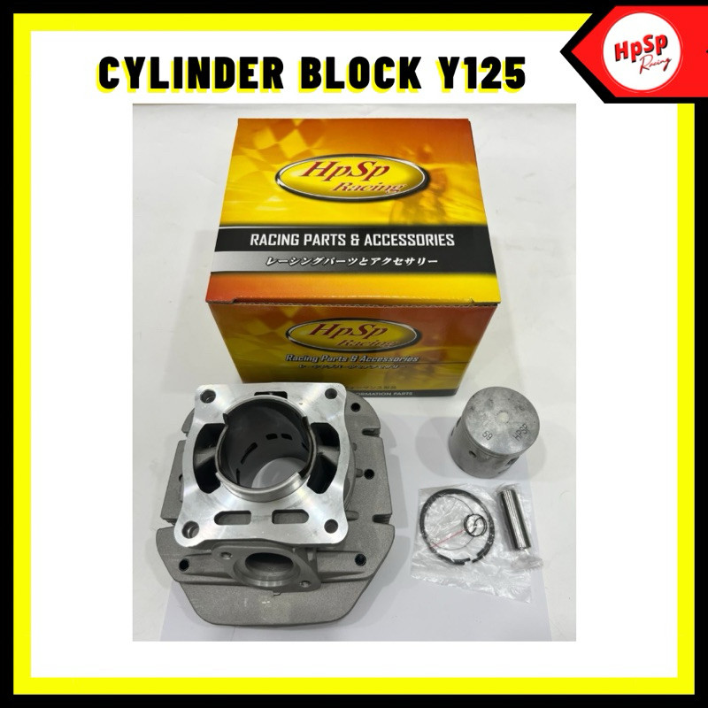 CYLINDER HPSP BLOCK Y125 Y125ZR COMPLETE SET 57MM 59MM PISTON | Shopee ...