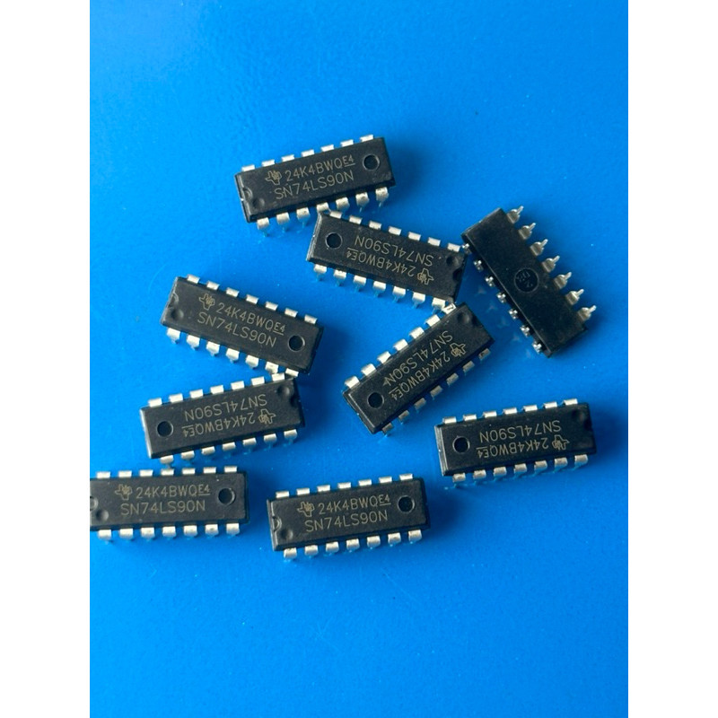 IC74lS90 DECADE COUNTER; DIVIDE-BY-TWELVE 4-BIT BINARY COUNTER | Shopee ...